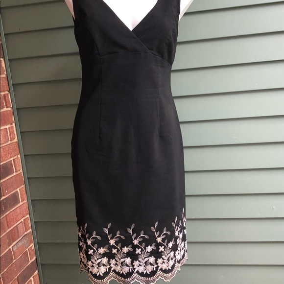 CDC | Dresses | Beautiful Embroidered Black Dress | Poshmark